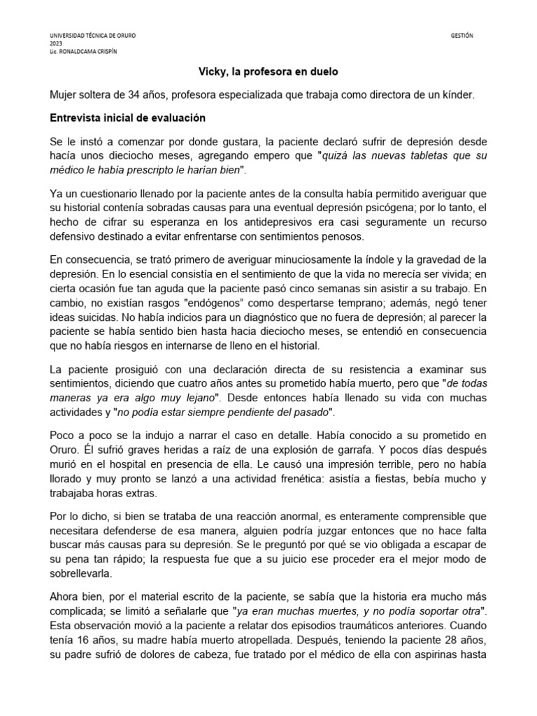 Casos 12 | PDF | Depresión (estado de ánimo) | Ira