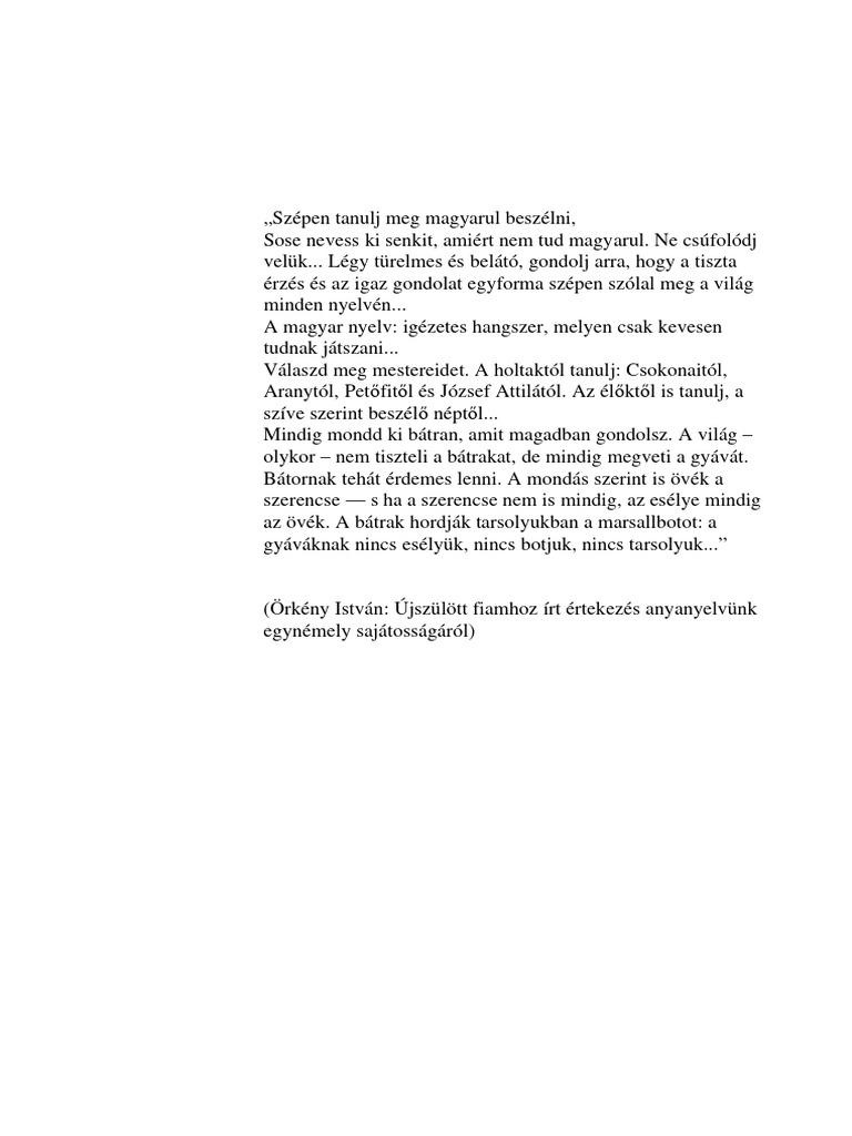 Magyar Nyelv Tesztek 2006 | PDF