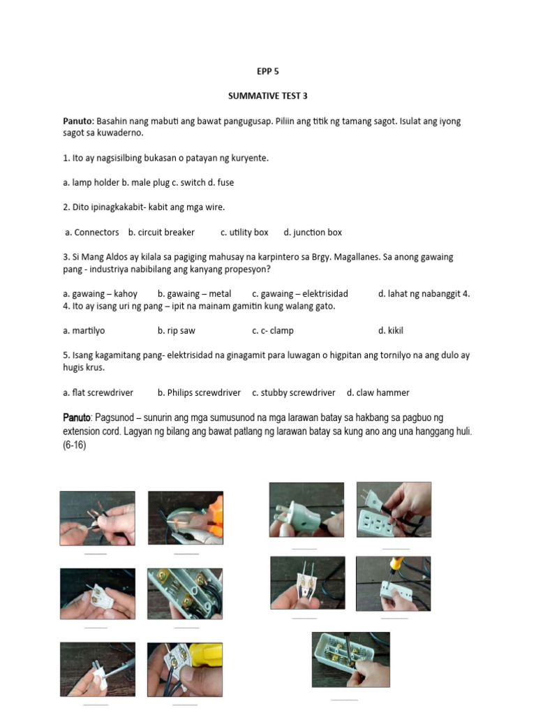 EPP 5.docx SUMMATIVE | PDF