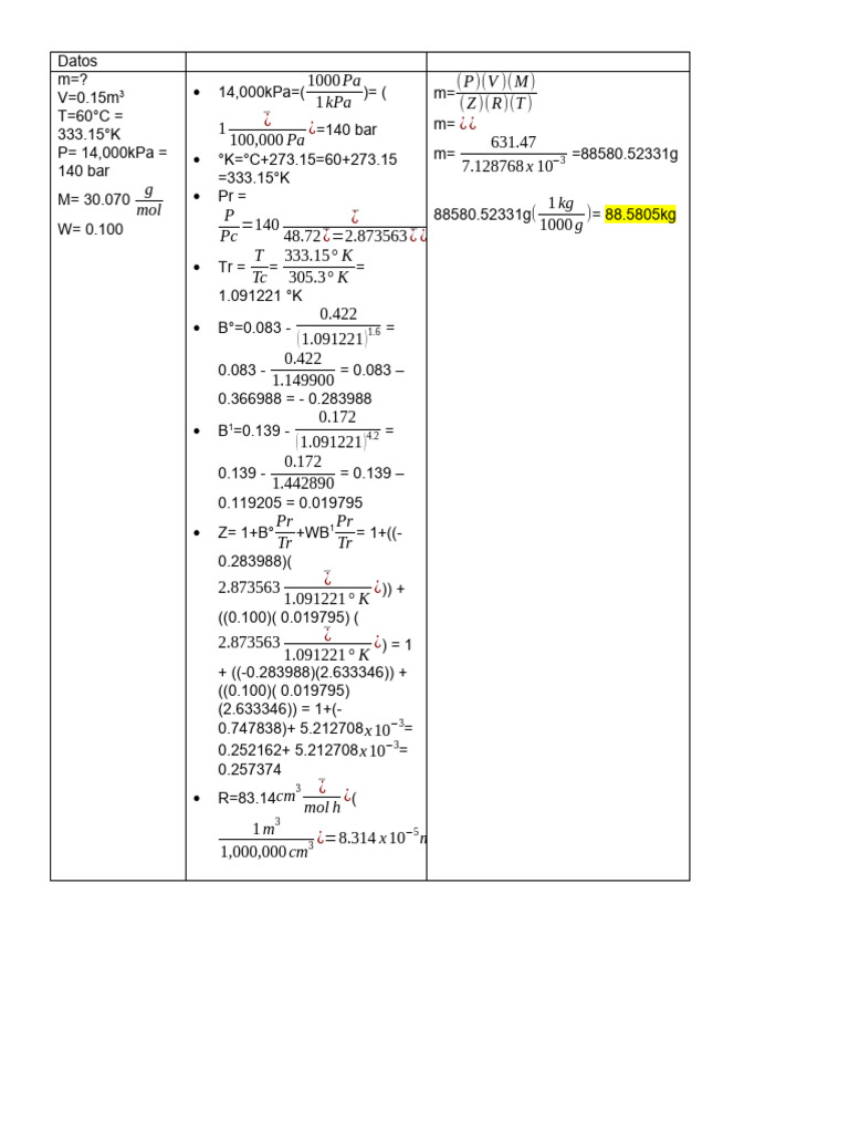 Ejercicios Termo | PDF | Presión