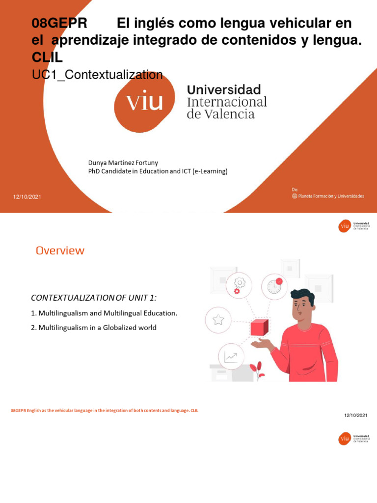 UC1 Contextualization (Part 1) | PDF | Multilingualism | Second Language Acquisition