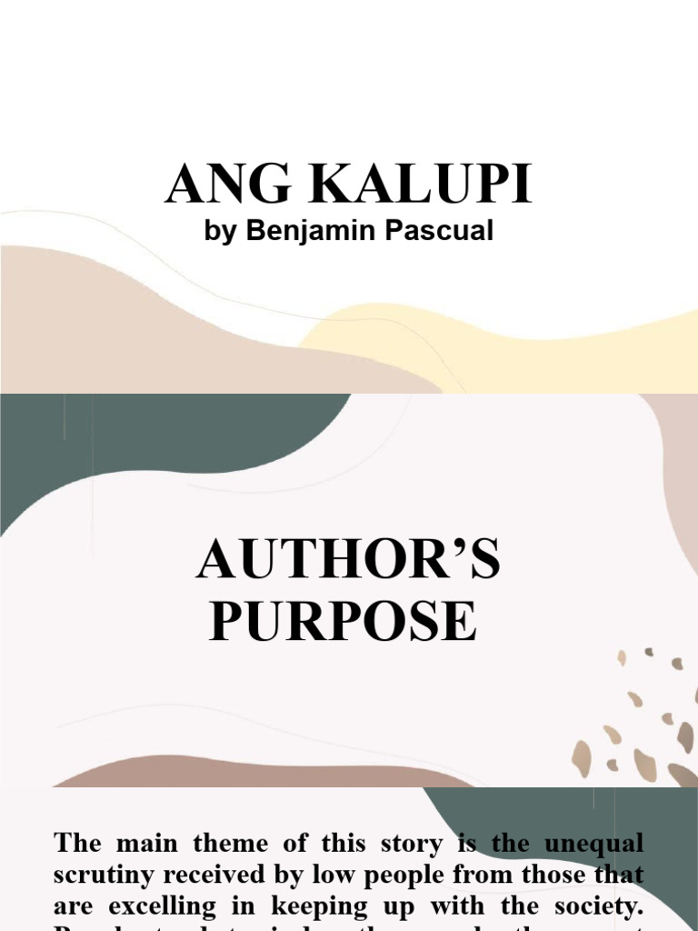 The Wallet by Benjamin Pascual | PDF