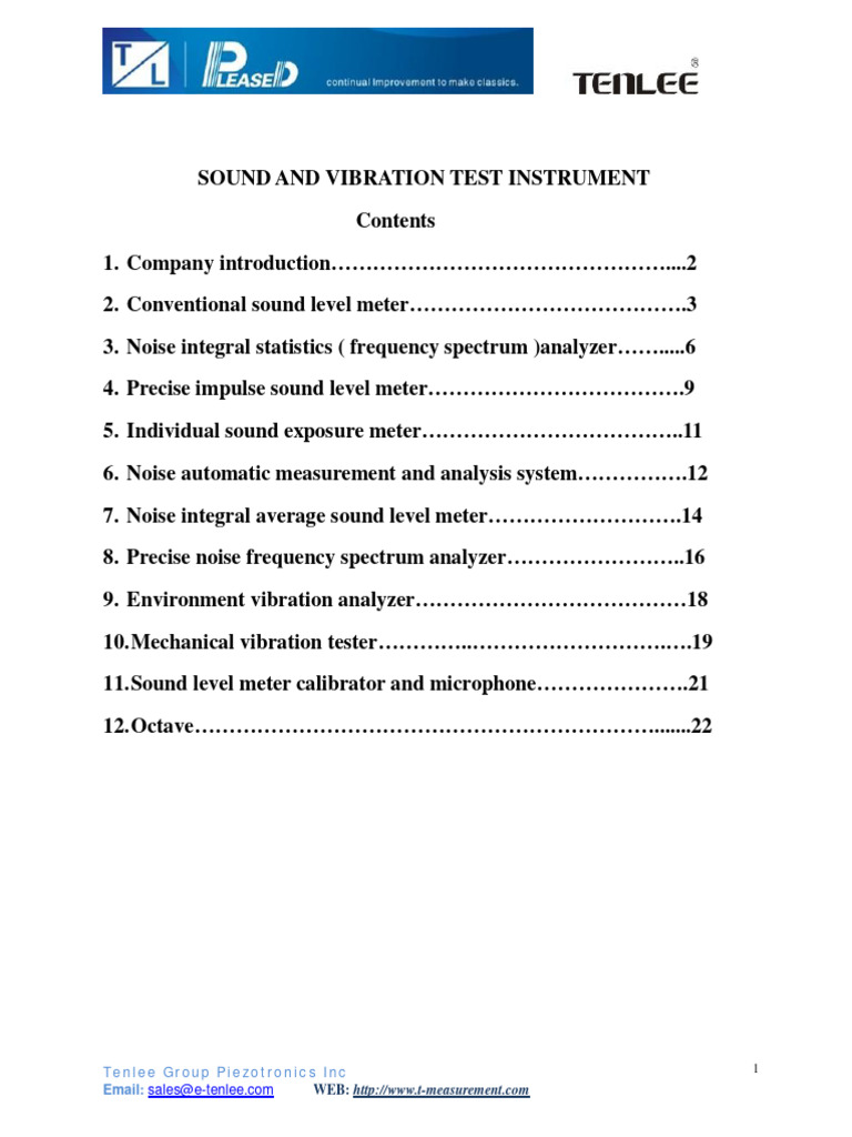 Professional Sound Level Meter | PDF | Microphone | Decibel
