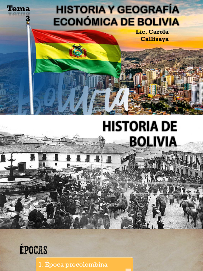 3.1. Historia y Geografía Económica de Bolivia | PDF | Bolivia ...