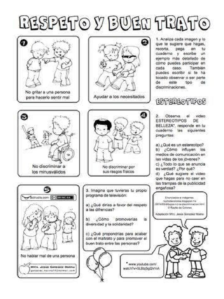 Fichas Del Buen Trato | PDF