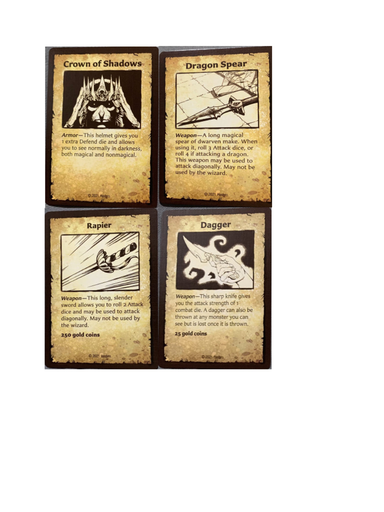 Mythic Tier Cards (Bard, Warlock, Druid, Character and Spell Cards ...