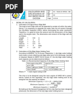 Design of Oil and Grease Traps Calculations | PDF
