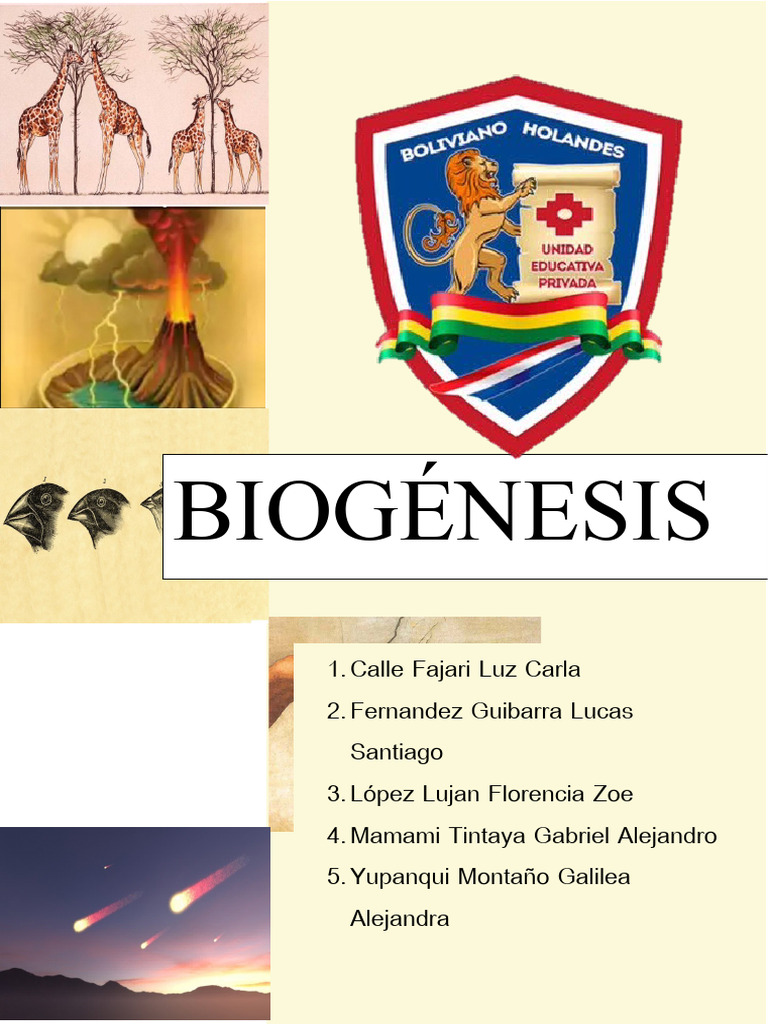 Biogénesis | PDF | Evolución | Teoría