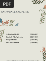 Snowball Sampling | PDF