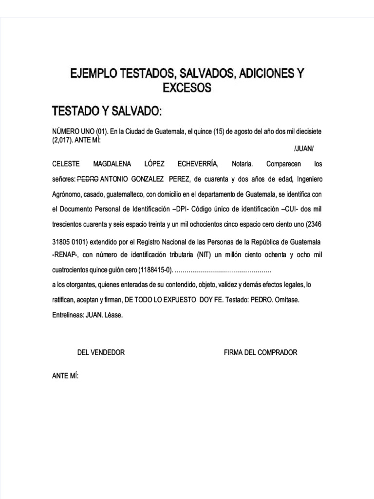 Ejemplo de Testados | PDF