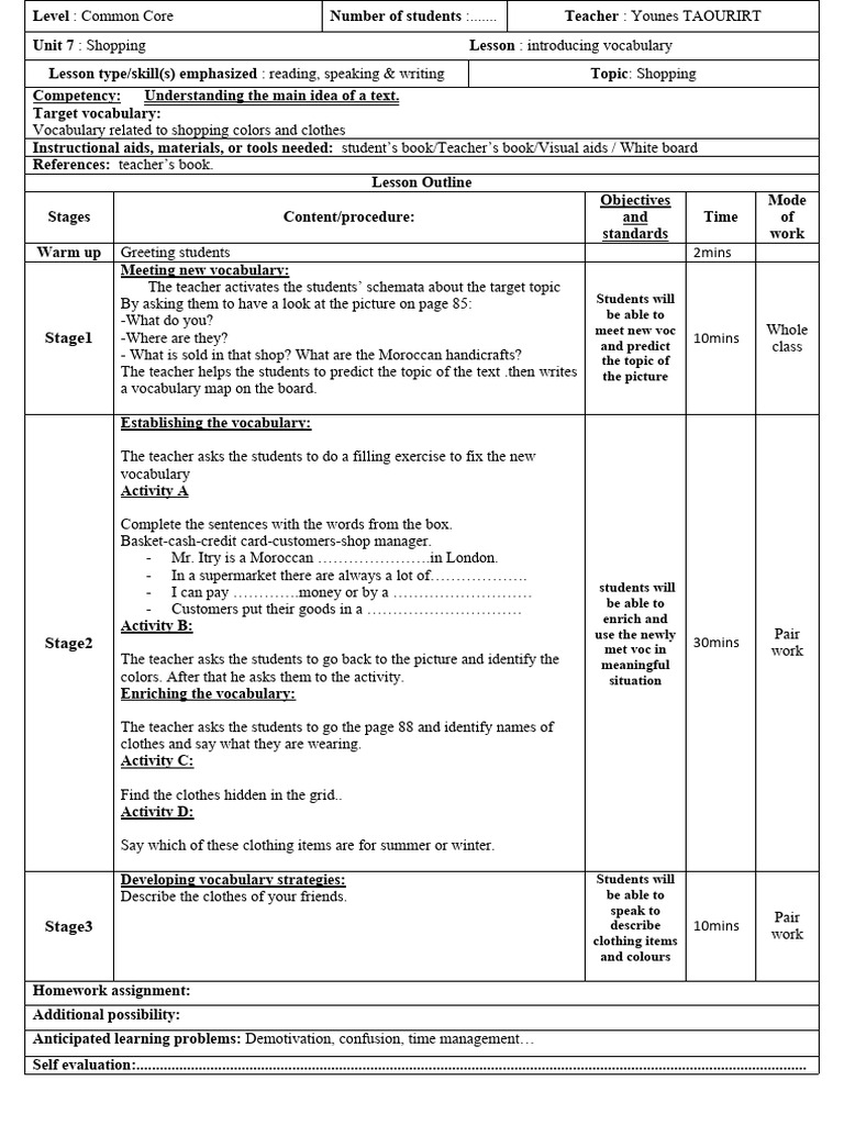 Unit7 Shopping CC Intro | PDF | Behavior Modification | Cognitive Science