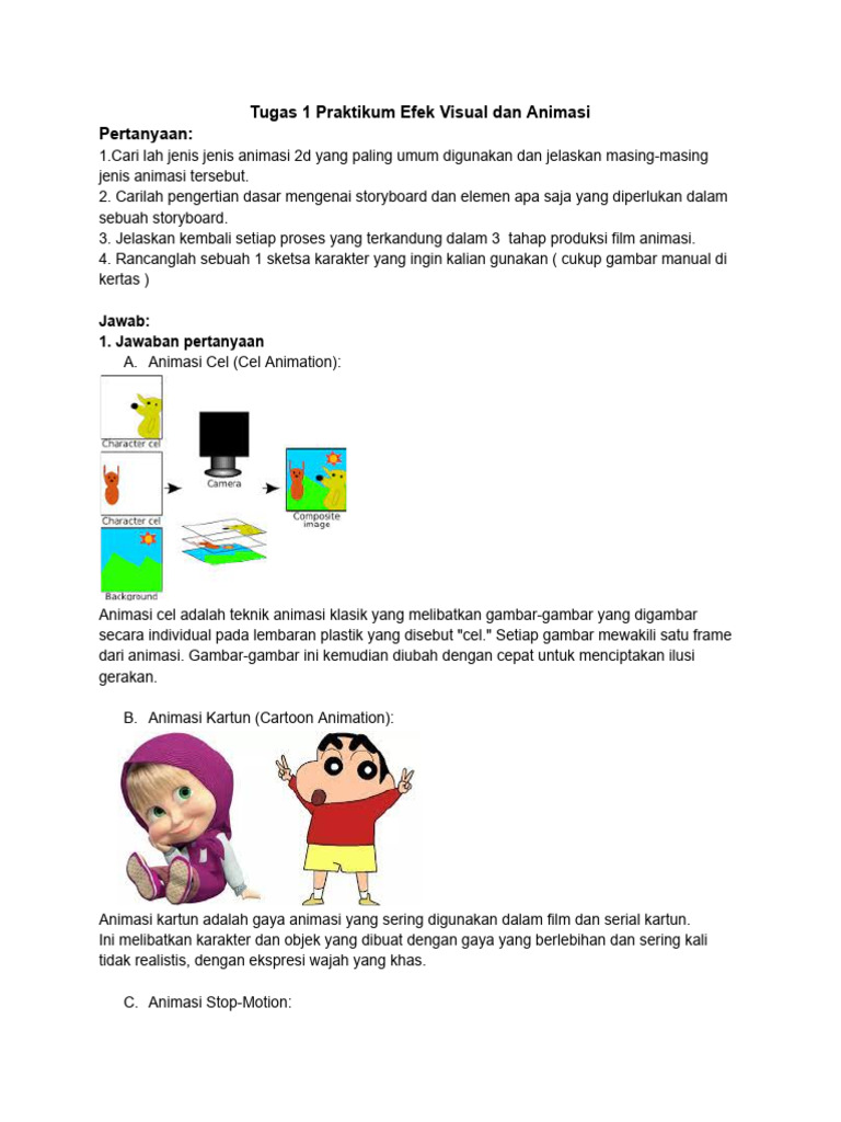 Praktikum Efek Visual dan Animasi | PDF
