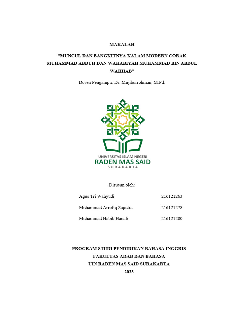 Muhammad Abduh Dan Wahabiyah Muhammad Bin Abdul Wahhab | PDF
