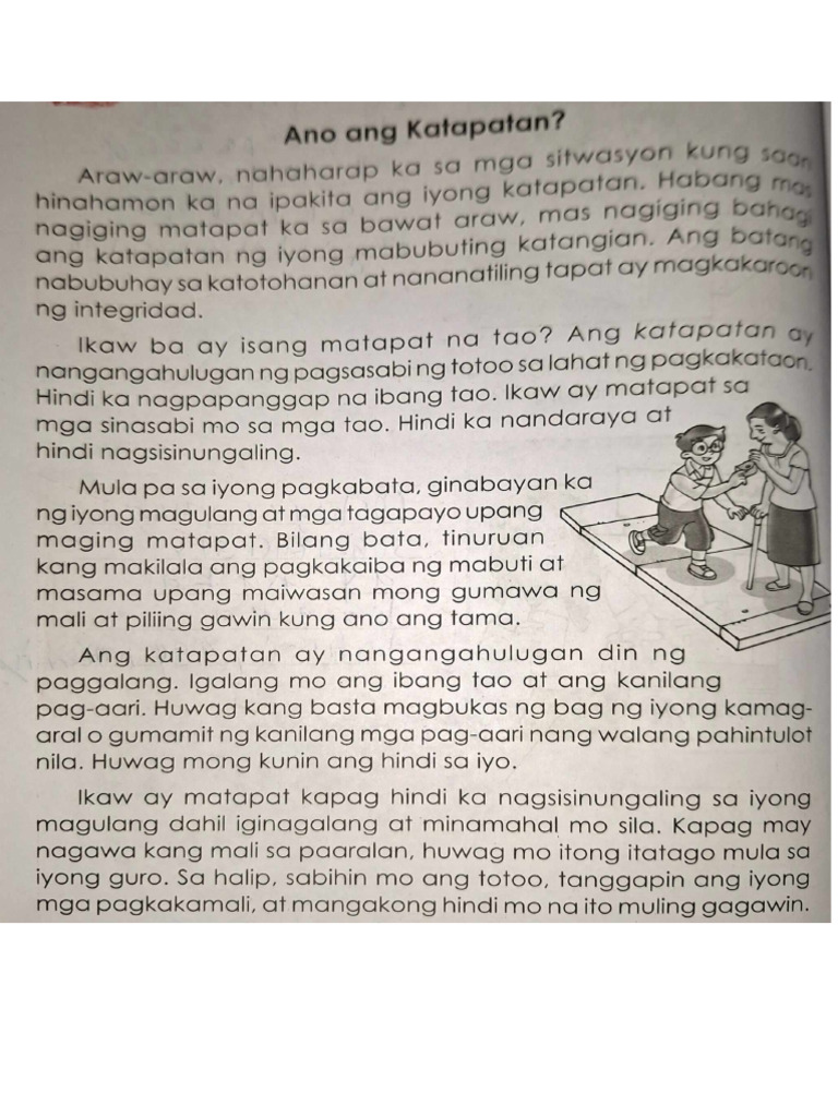 Ano Ang Katapatan | PDF