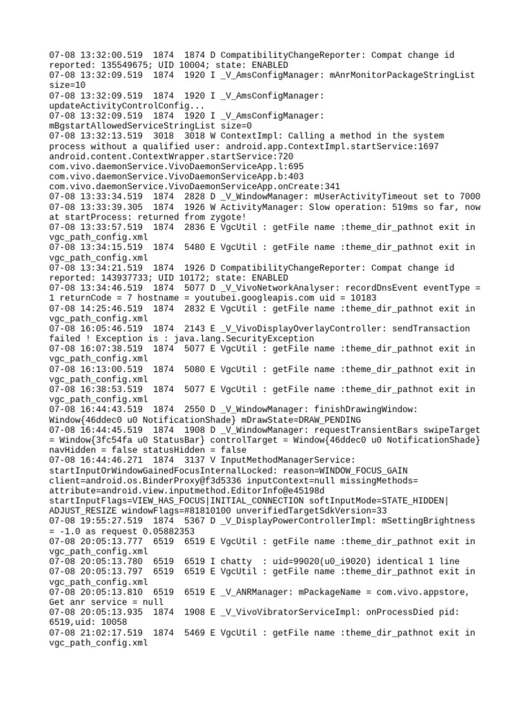 Log Pdf Operating System Technology Software Engineering