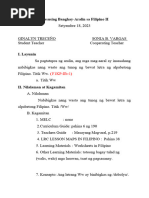 Letrang WW Kindergarten Worksheets | PDF