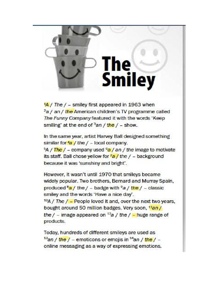 Articles A, An, The | PDF