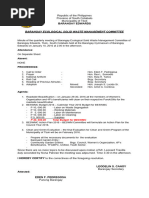 BDRRMC Minutes | PDF