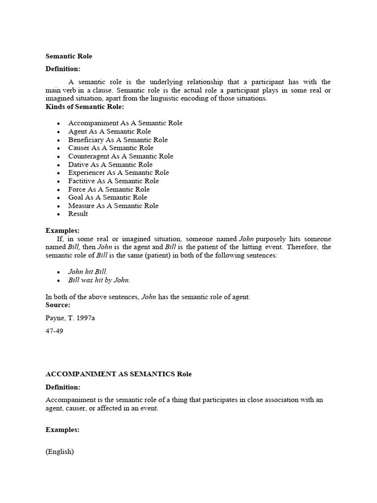 Semantics Pdf Grammar Human Communication