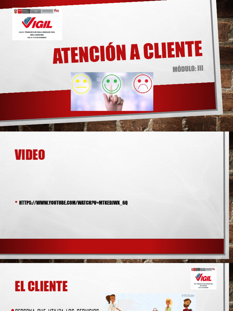 Atención A Cliente PPT Sesion 1 | PDF | Business | Cliente