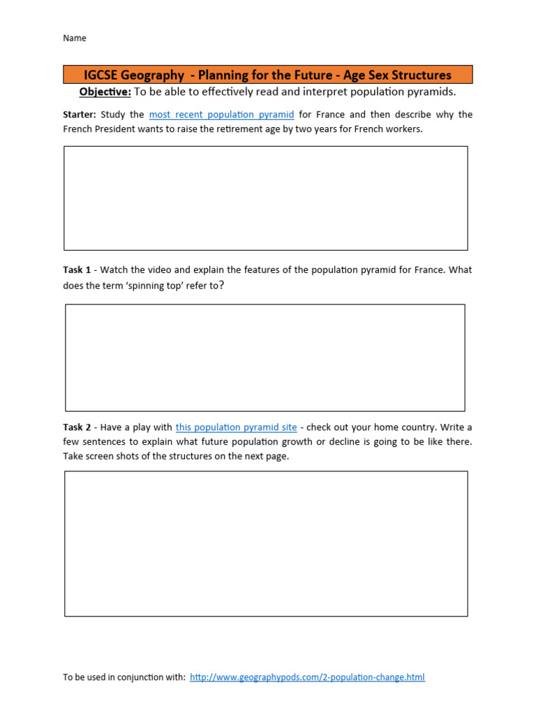 Introduction To Age Sex Structures Pdf Finance And Money Management Social Science