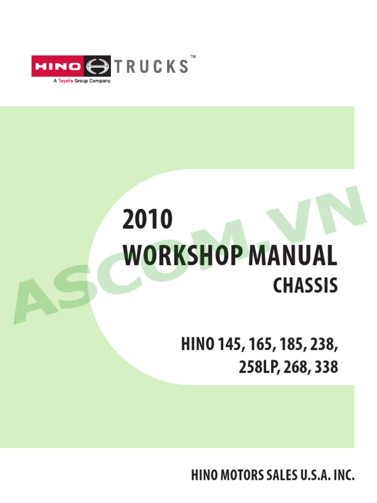 2010 Chassis Workshop Manual Pdf Electrical Engineering Vehicle