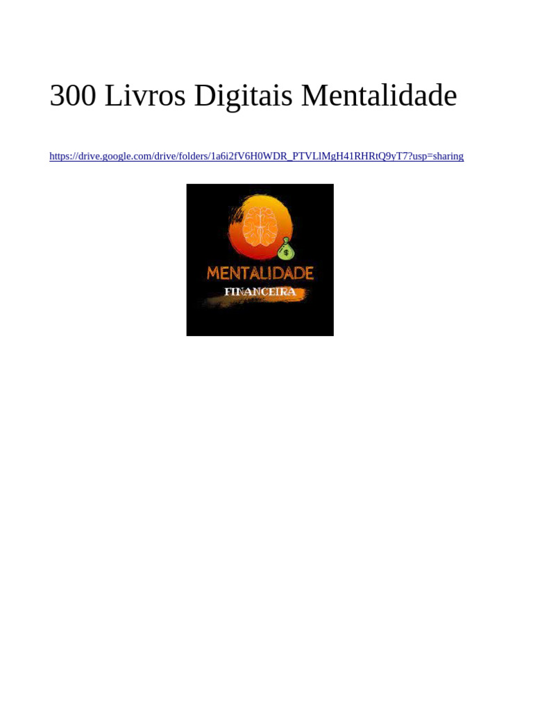 300 Digital Books on Mindset | PDF