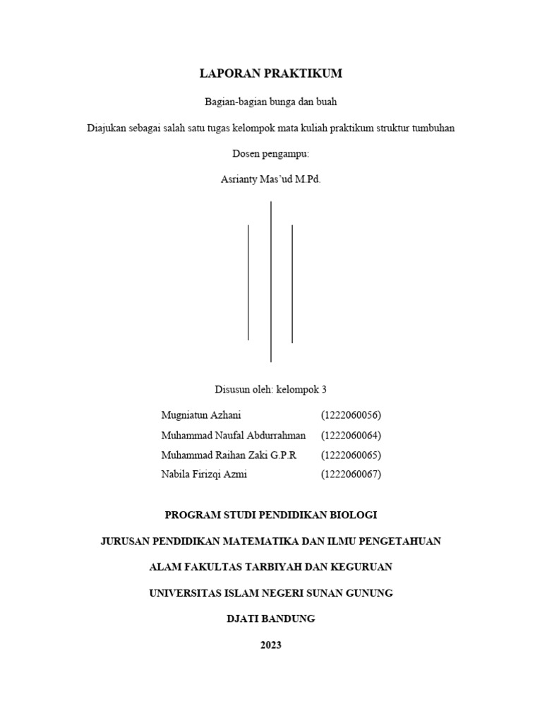 Laprak Sutum 4 - Sel Tumbuhan & Parenkim | PDF | Griya & Taman | Sains ...