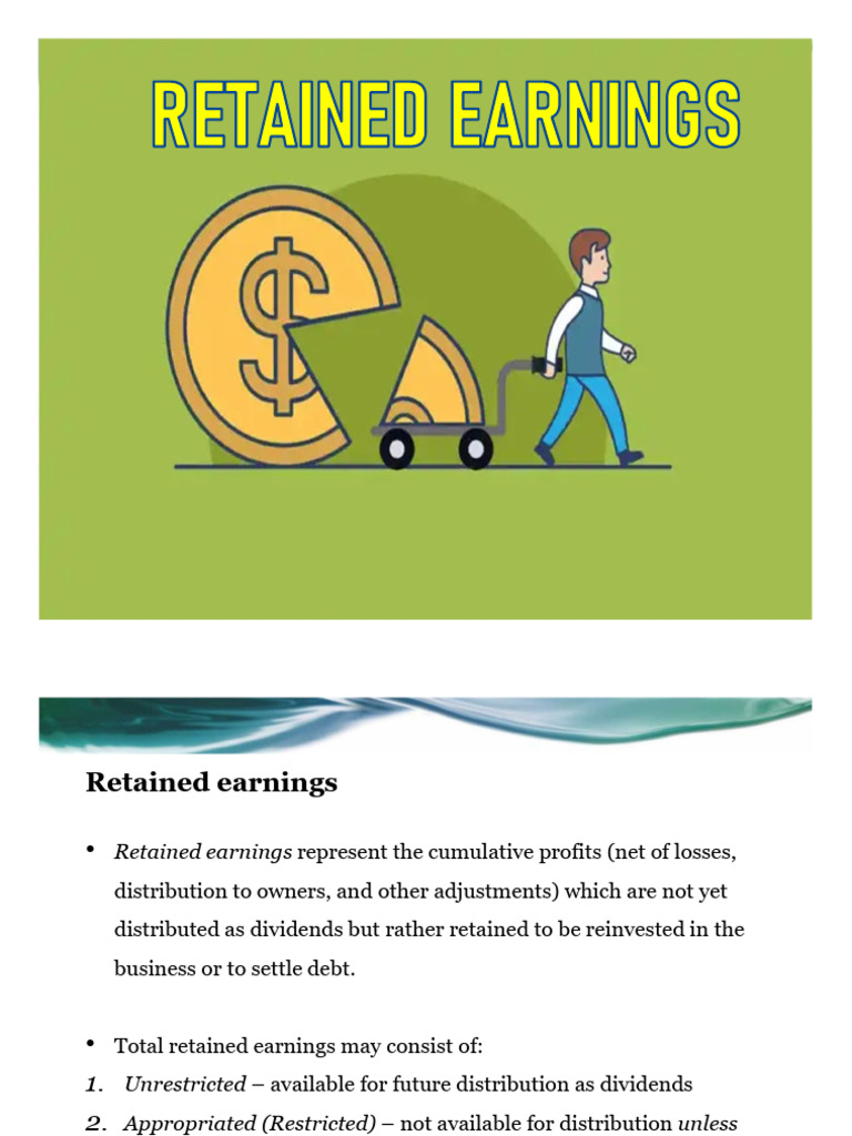 Retained-Earnings, SHE, PAS 12 | PDF | Dividend | Equity (Finance)