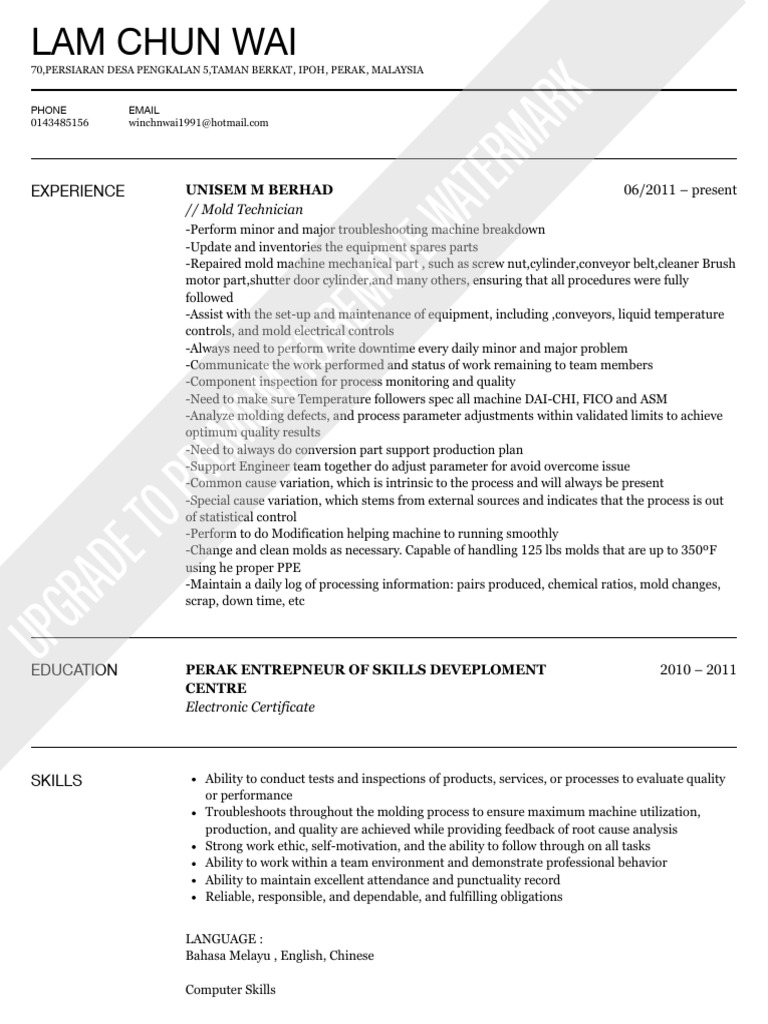 CVLam Wai PDF