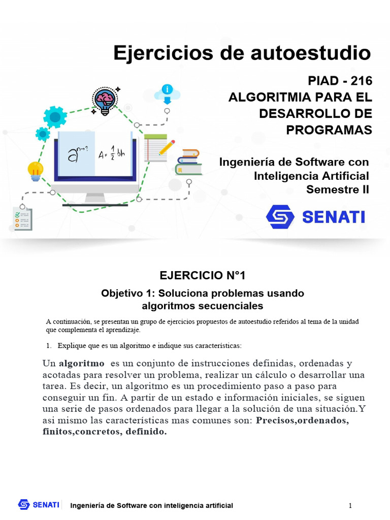 Ejercicio 1 PSLINT Mario Bravo Soria | PDF | Algoritmos | Inteligencia artificial