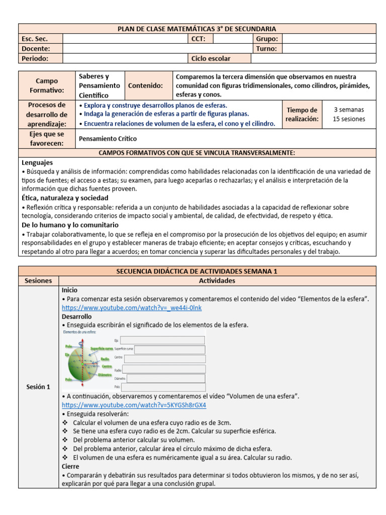 Relaciones entre círculo y esfera | PDF | Esfera | Mapa