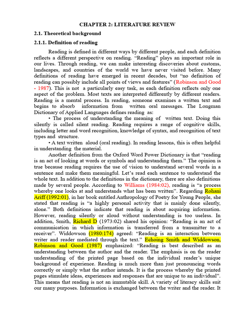 Chapter 2 - Ulis | PDF | Reading Comprehension | Speed Reading