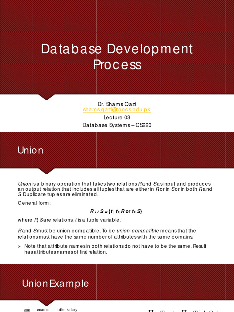 DBMS Lecture03 | Download Free PDF | Mathematics | Mathematical Logic