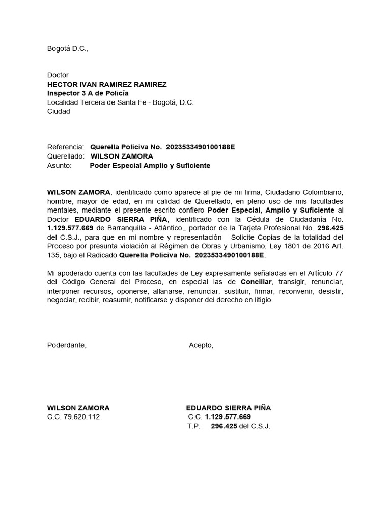 Poder Inspeccion 3a Santa Fe | PDF