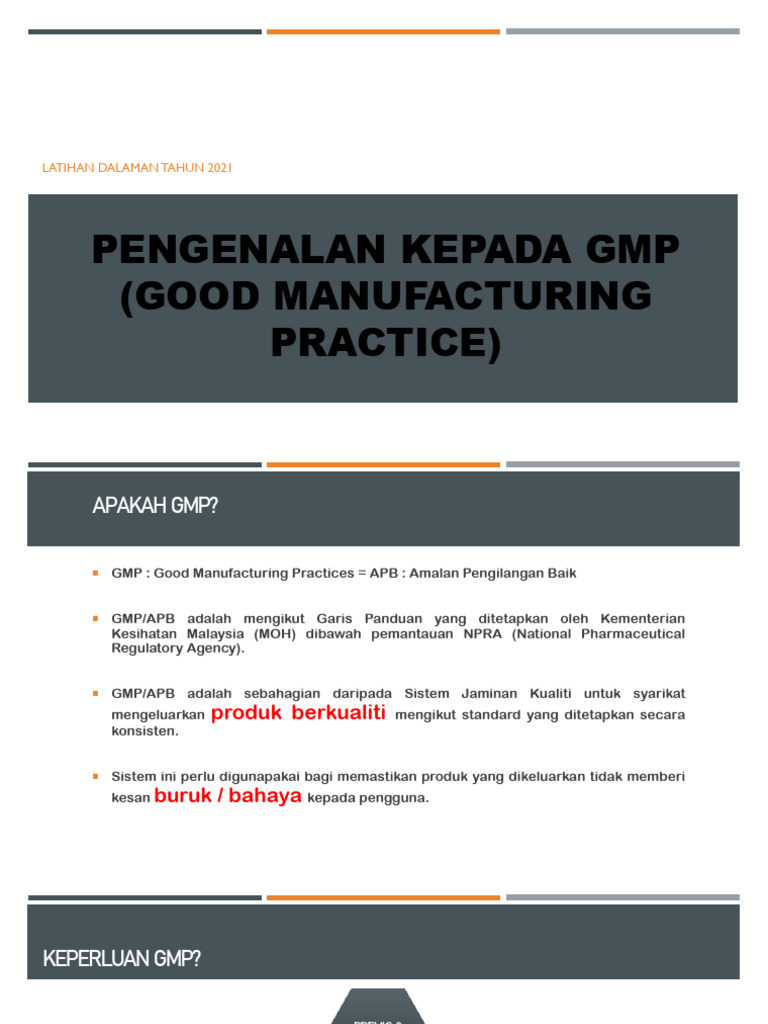 Gmp Refresh Training Pdf