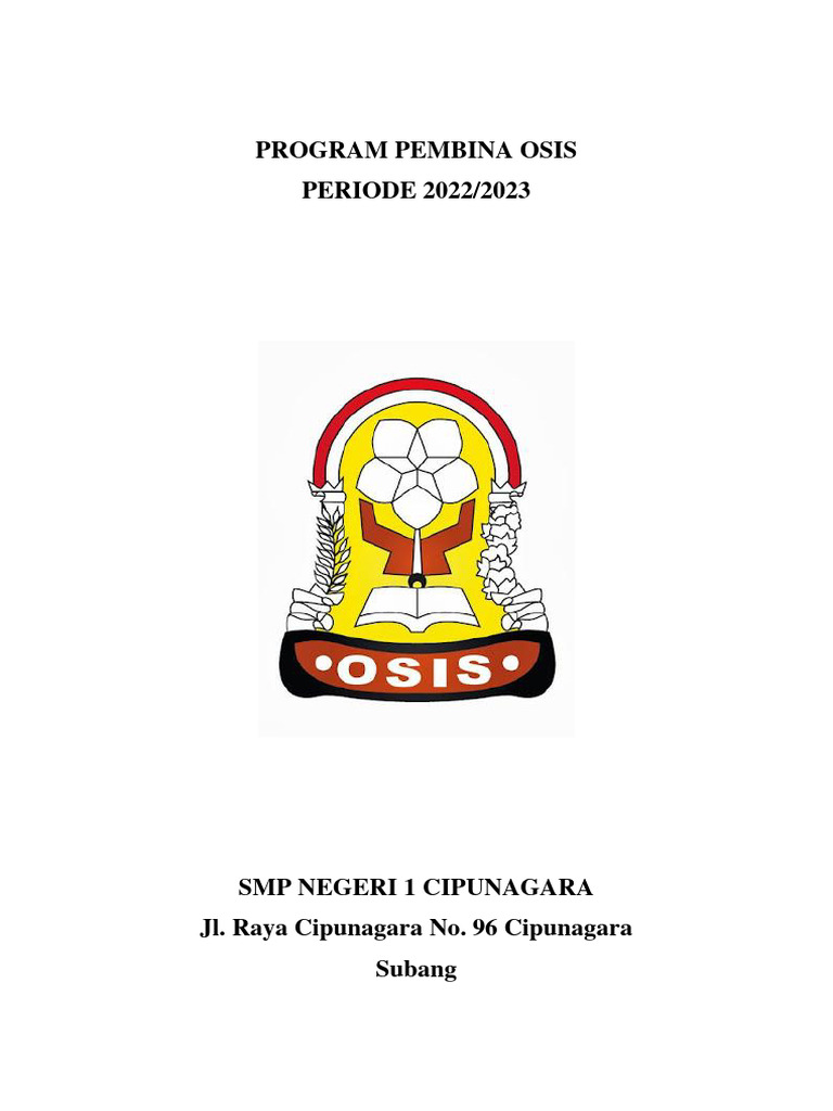 Program Pembina Osis Fix | PDF