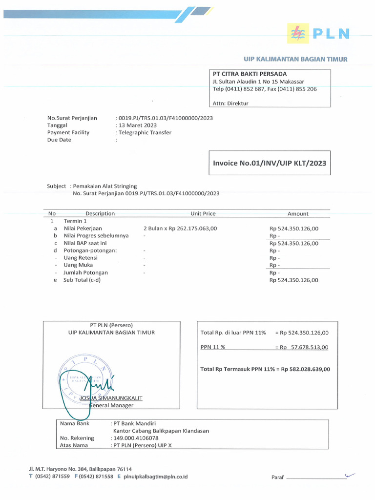 Invoice Ke CBP - 18102023 - 162943 | PDF