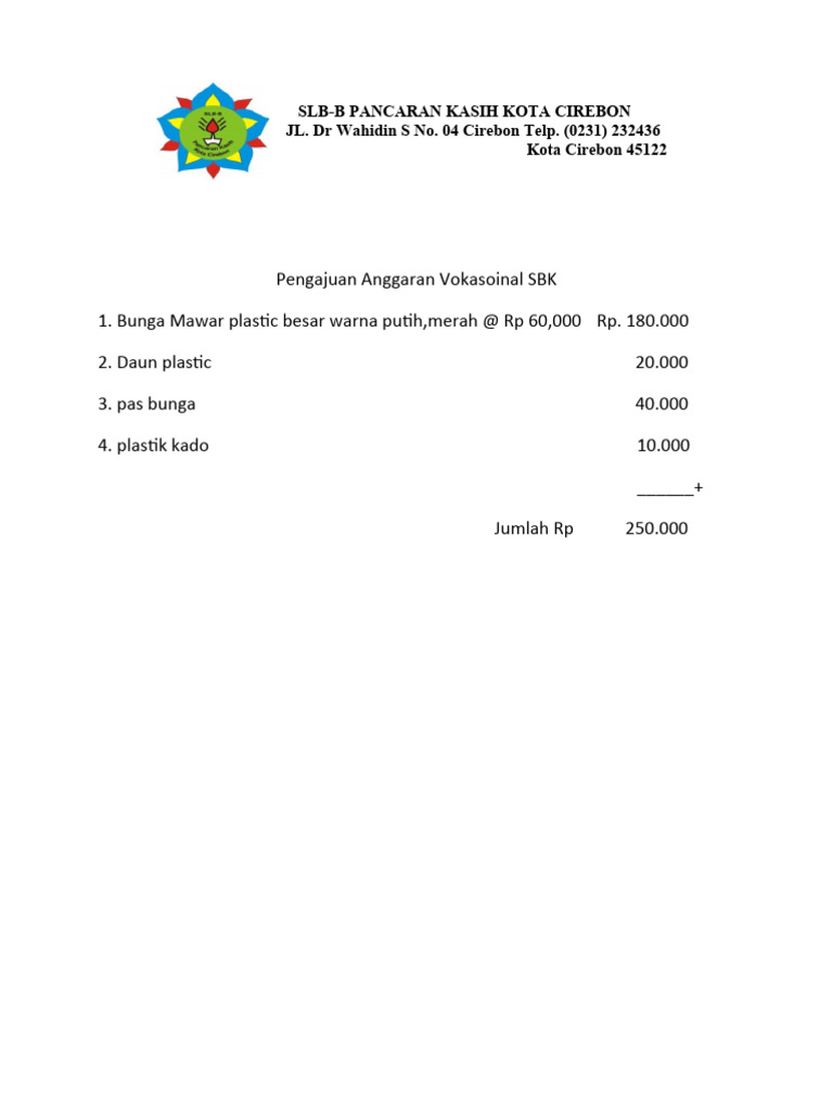 pengajuan Vokasional Tata boga | PDF