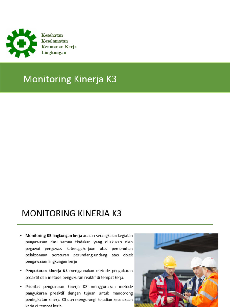 Monitoring K3 | PDF