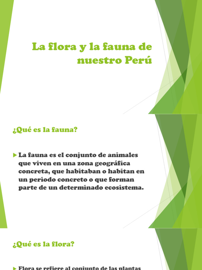 La fauna y flora del Perú | PDF | Perú | Organismos
