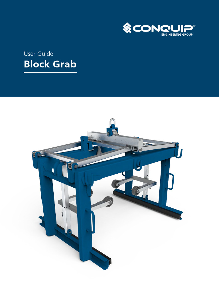 Conquip Block Grab User Guide | PDF | Personal Protective Equipment