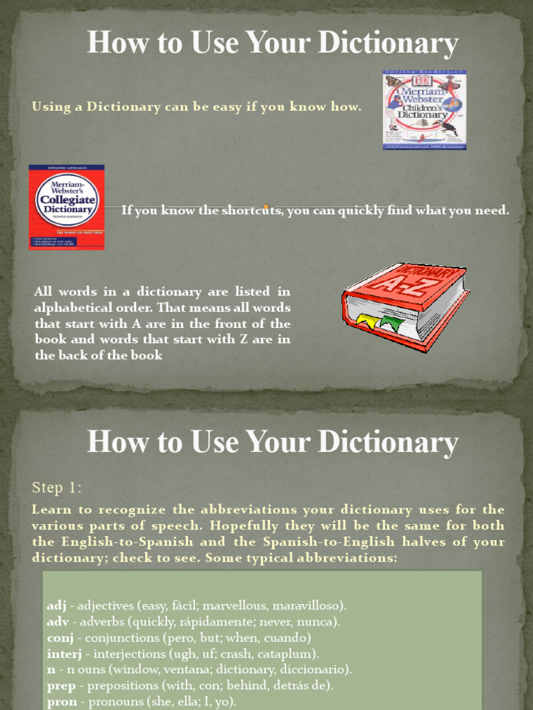 Use of The Dictionary | Download Free PDF | Earth | Linguistics
