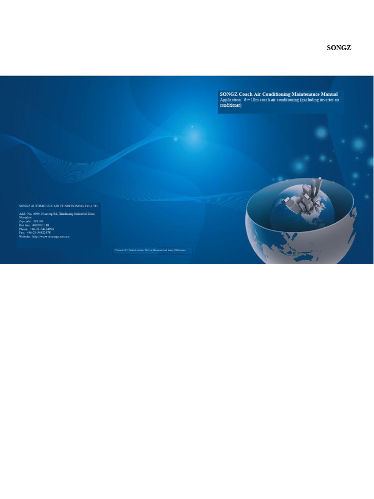 SONGZ AC Maintenance Manual | PDF | Air Conditioning | Heat