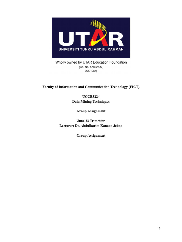 Data Mining Report | PDF | Cross Validation (Statistics) | Regression Analysis