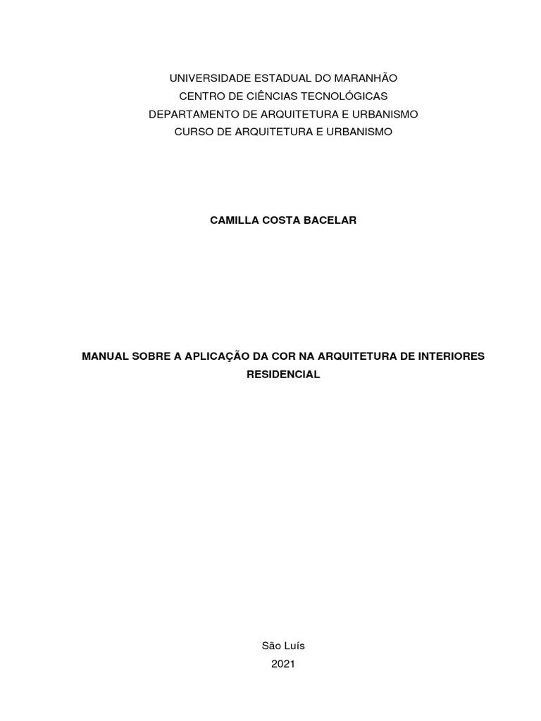 TCC Cores-A | PDF | Cor | Sistema visual