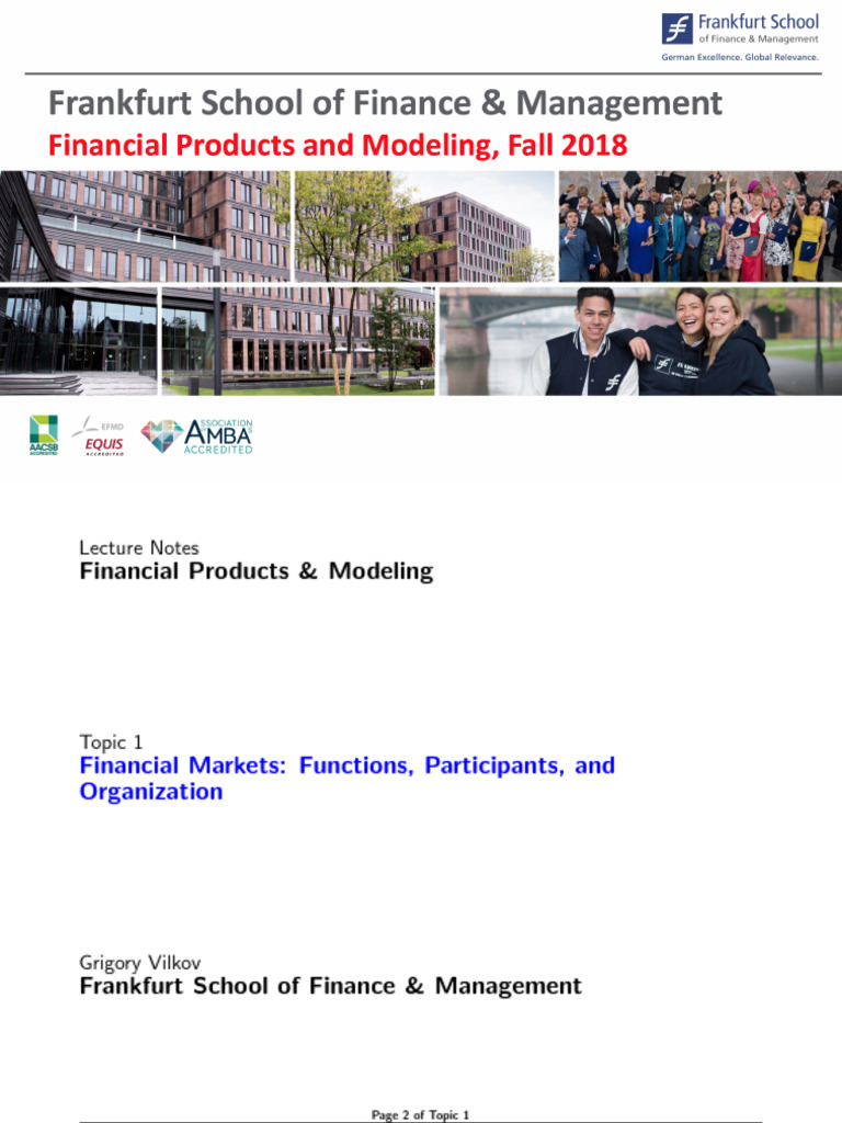 11 FinancialMarketsFunctionsAndFunctioning | PDF | Derivative (Finance ...