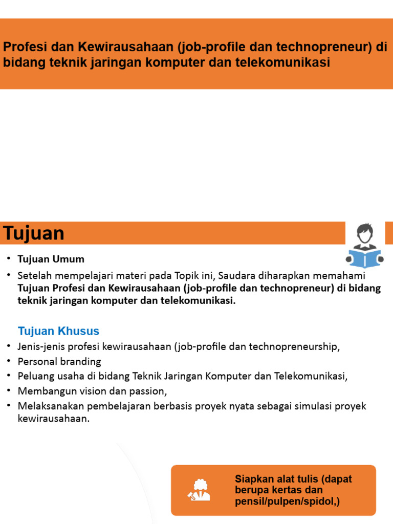 2 - PPT Topik-2-Tkj - Supriyanto | PDF | Karier & Perkembangan