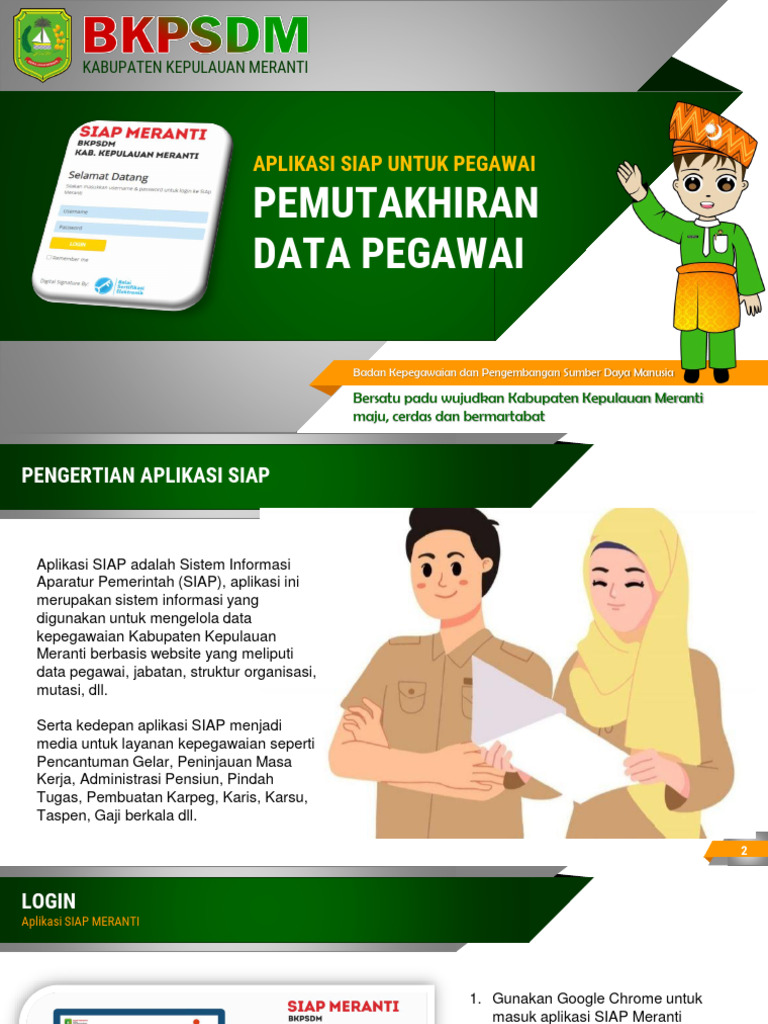 Pemutakhiran Data Pegawai Mandiri | PDF