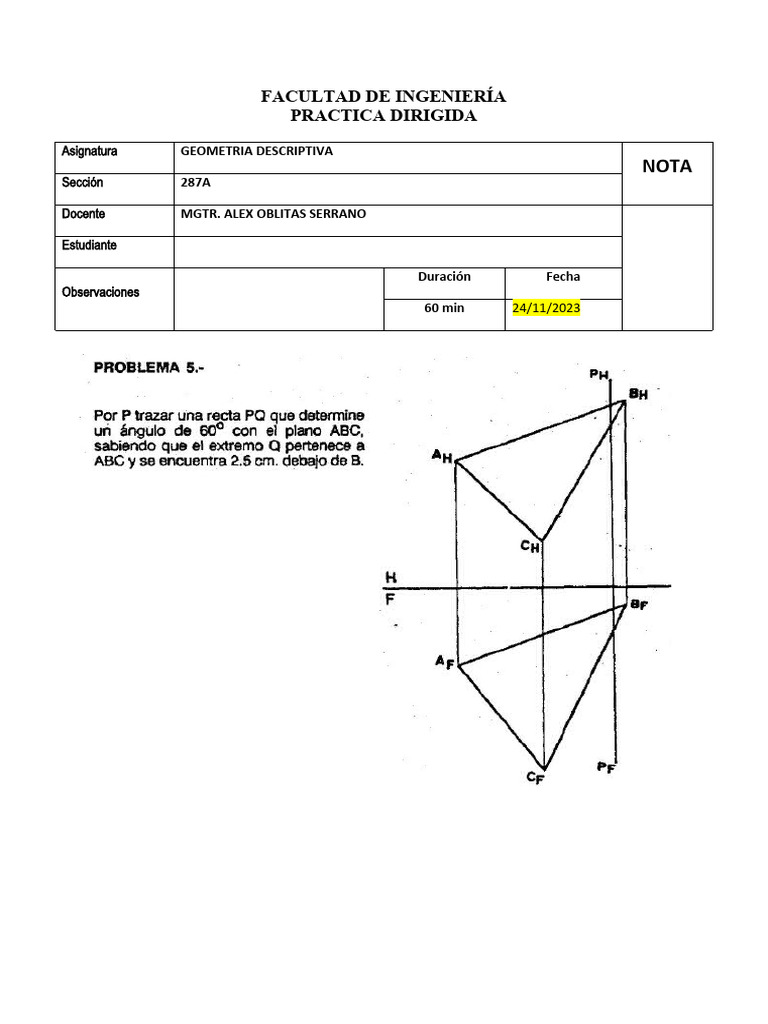 Practica Dirigida S11 | PDF